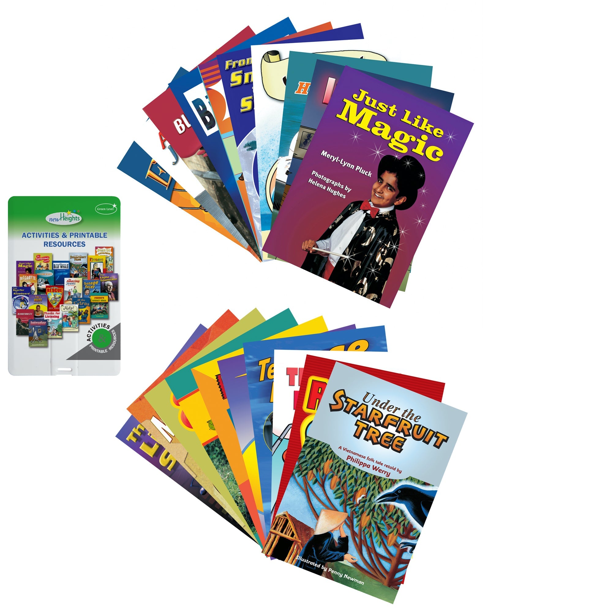 20-Book Set & Activities: GREEN SERIES – Rainbow Reading UK