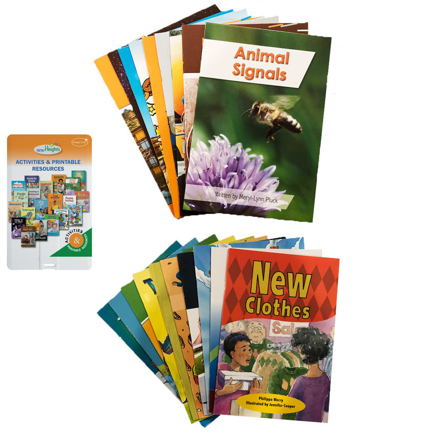 20-Book Set & Activities: ORANGE SERIES – Rainbow Reading UK